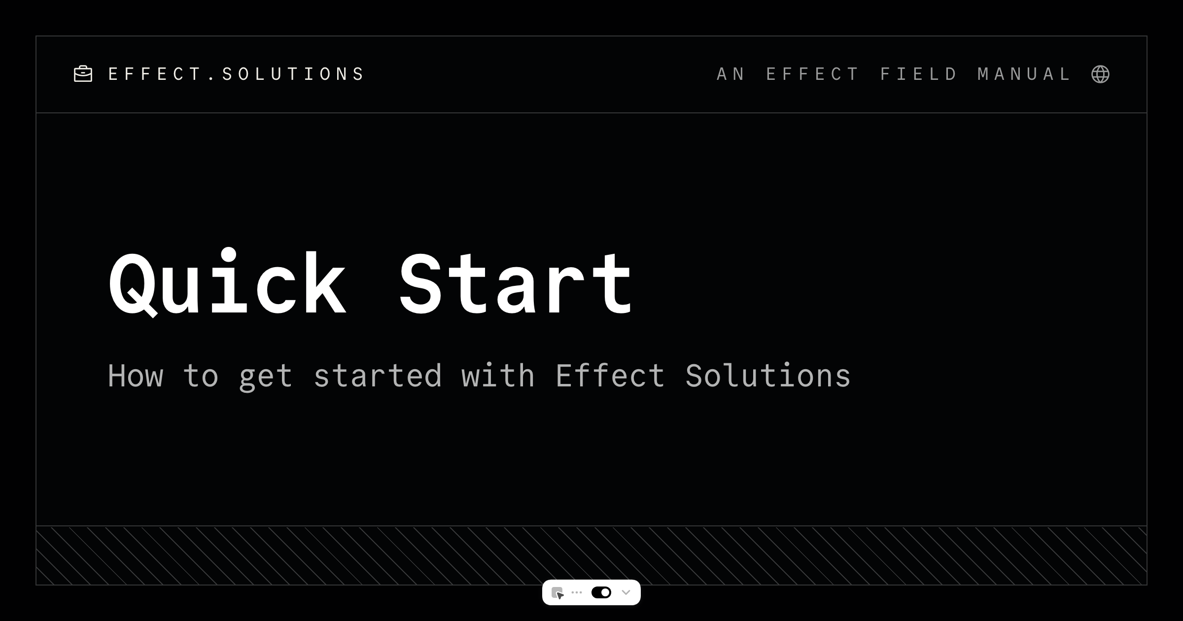 Quick Start - Effect Solutions | Effect Solutions
